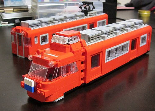 【作品紹介】AP様の名鉄7500系パノラマカー 進行中！: Legoゲージ推進機構日報～レゴトレイン・ブログ